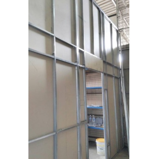 8Feet/10feet/12feet [No Cut] Partition Besi U-Purlin 1"x 1 7/8" 47mm(W ...