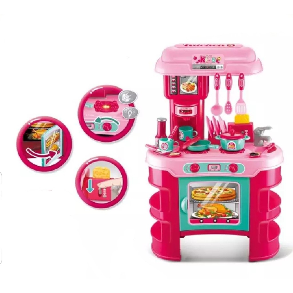 Chunlim - Super Funny Europe Style Dare Pink Cooking Toy Set Kids ...