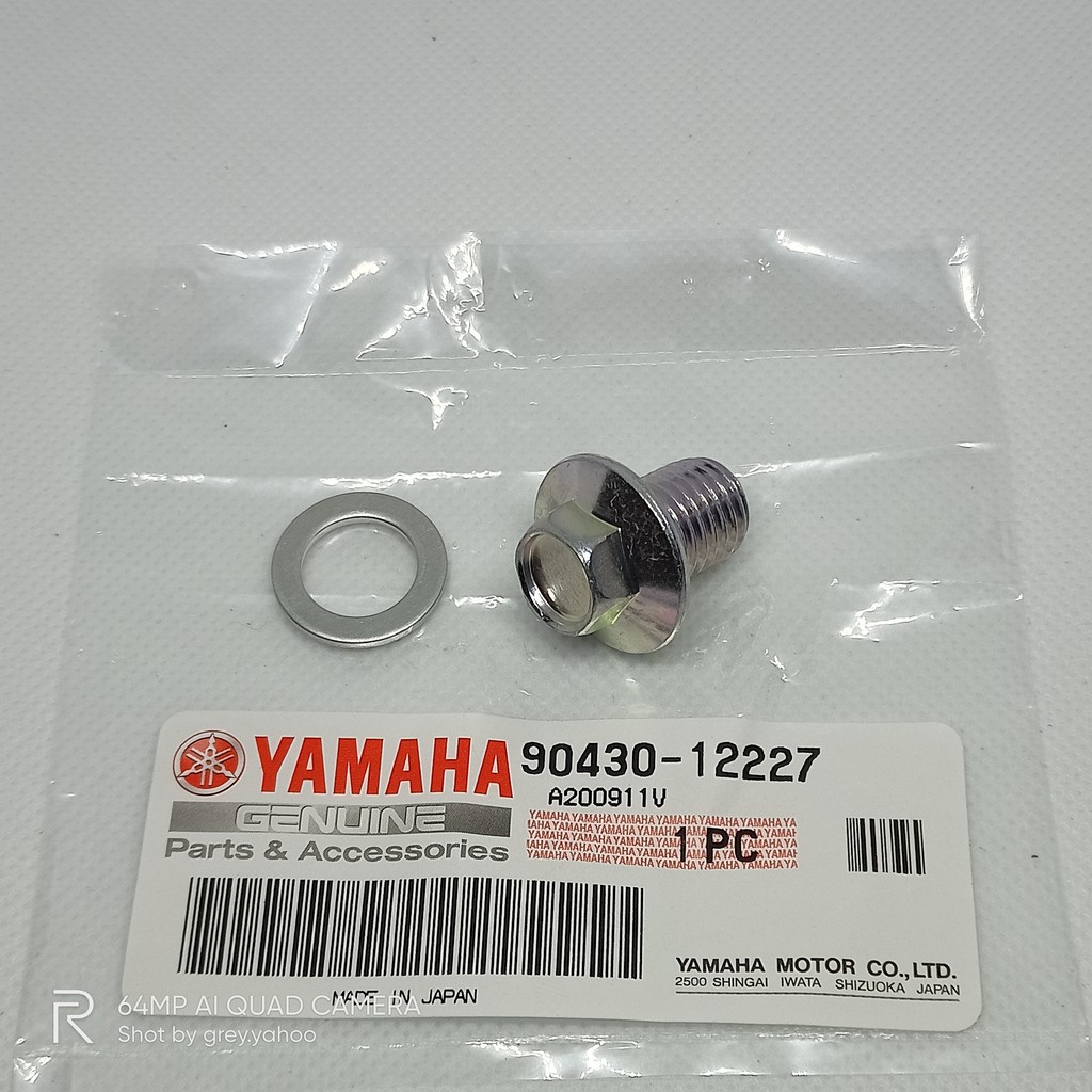 Yamaha RXZ Skru Minyak Hitam Original Japan (90340-12059@90340-12006/ ...