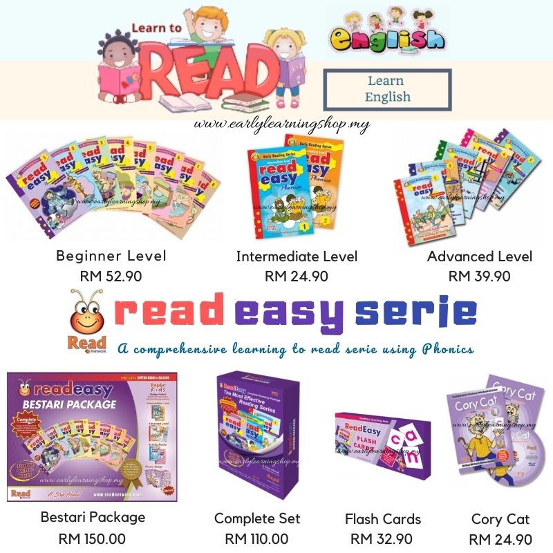 READ EASY PHONICS SERIES | Shopee Malaysia