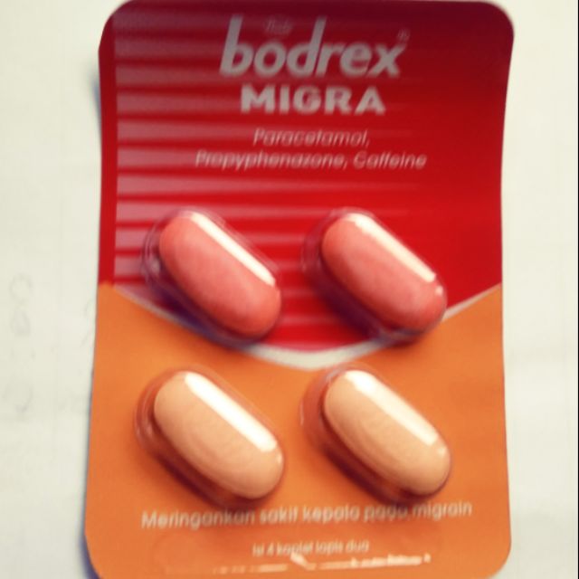 Bodrex Migra untuk sakit kepala pada migrain | Shopee Malaysia
