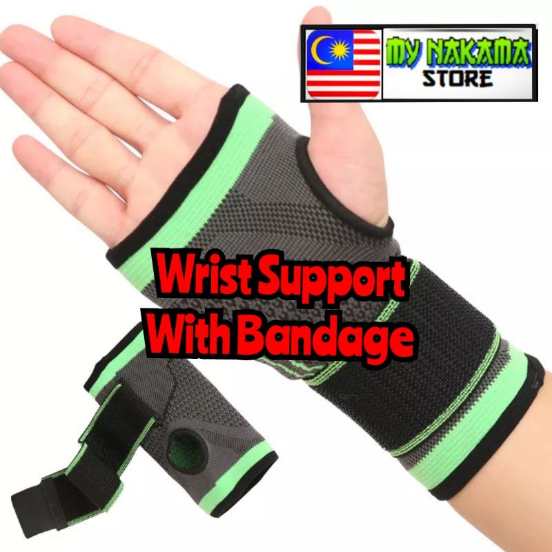 Wrist / Palm Support With Bandage For Sport Outdoor Fitness Gym ...