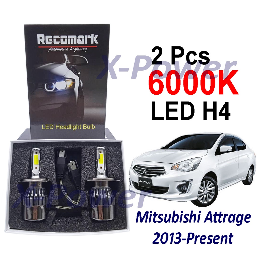 Mitsubishi Attrage H4 Car LED Headlamp LED Headlight Bulb 2Pcs 4300K ...