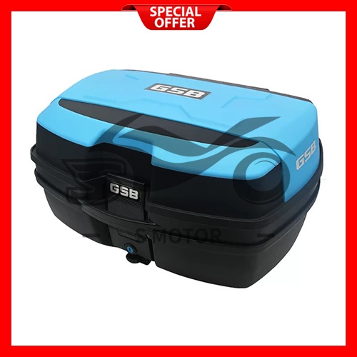 GSB BOX 47L JAMINAN WARRANTY RED BLUE YELLOW BLACK WHITE MERAH BIRU ...