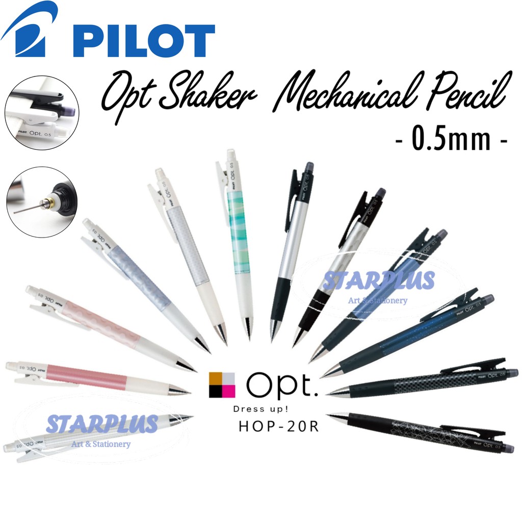 (Starplus)Pilot Opt Shaker Mechanical Pencil - 0.5 mm(Per Pcs) | Shopee ...