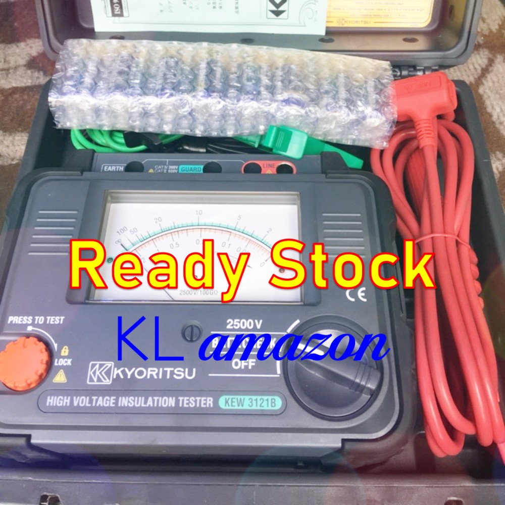 (ACCEPT URGENT ORDER!) Kyoritsu 3121B High Voltage Insulation Tester ...