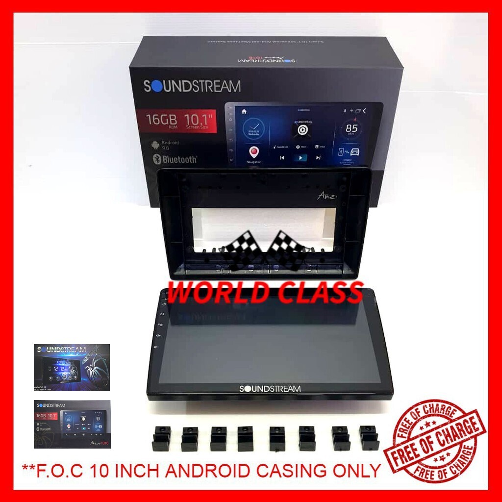 SOUNDSTREAM 10 INCH ANDROID IPS PLAYER FULL HD SCREEN WITH ( F.O.C 10 ...
