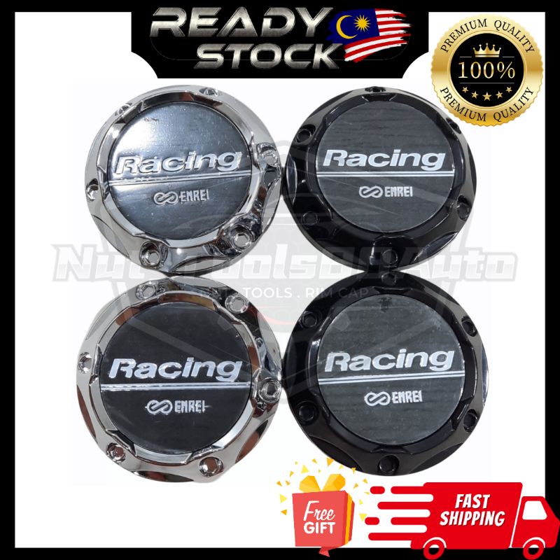 Original% Cap { Racing } 57MM/58MM Car Wheel Centre Sport Rim For Semua ...