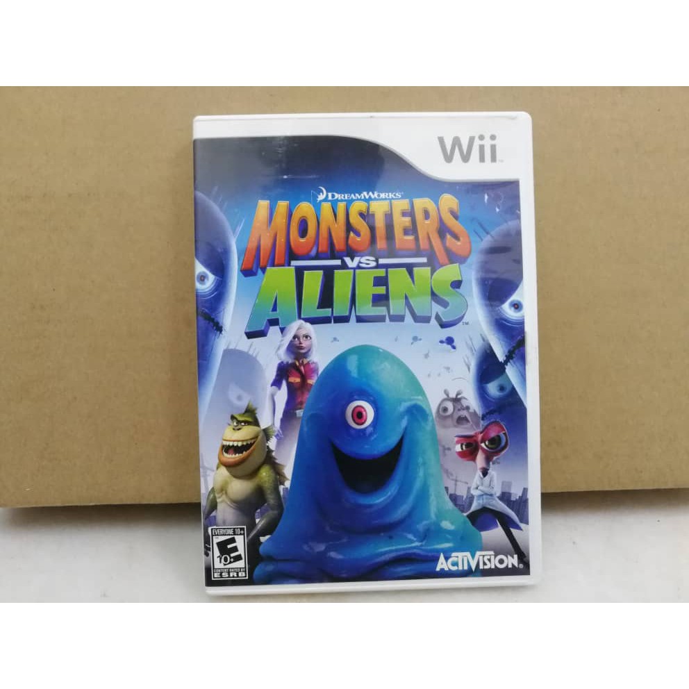 (Used) Nintendo Wii Monster Vs Aliens | Shopee Malaysia