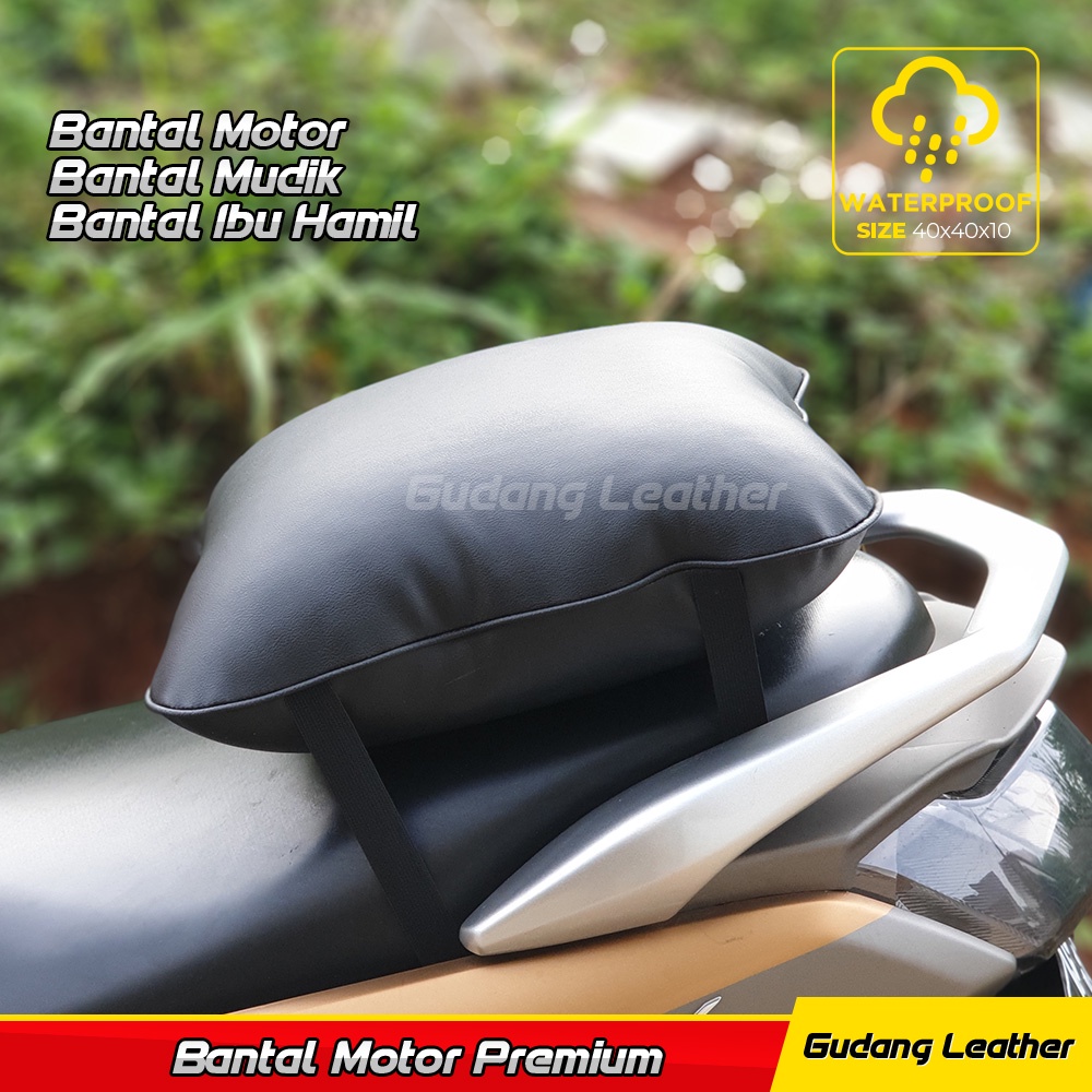 HITAM Premium Soft and Waterproof Motorcycle Pillow - Black | Shopee ...