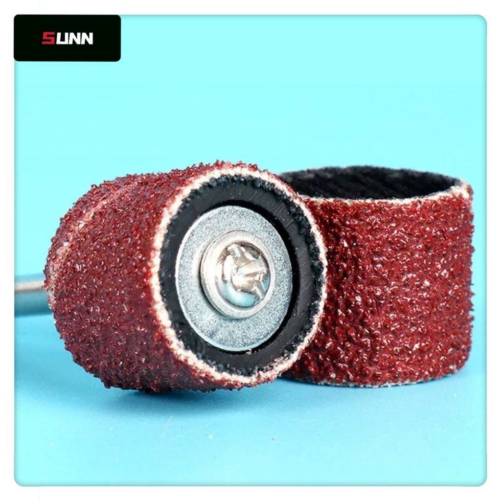 SUNN 3mm Mini Grinder Round Sandpaper Straight Drill Brush Rotary Tool ...