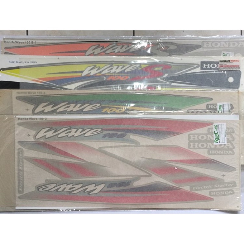 Honda wave 100s body sticker runcing | Shopee Malaysia