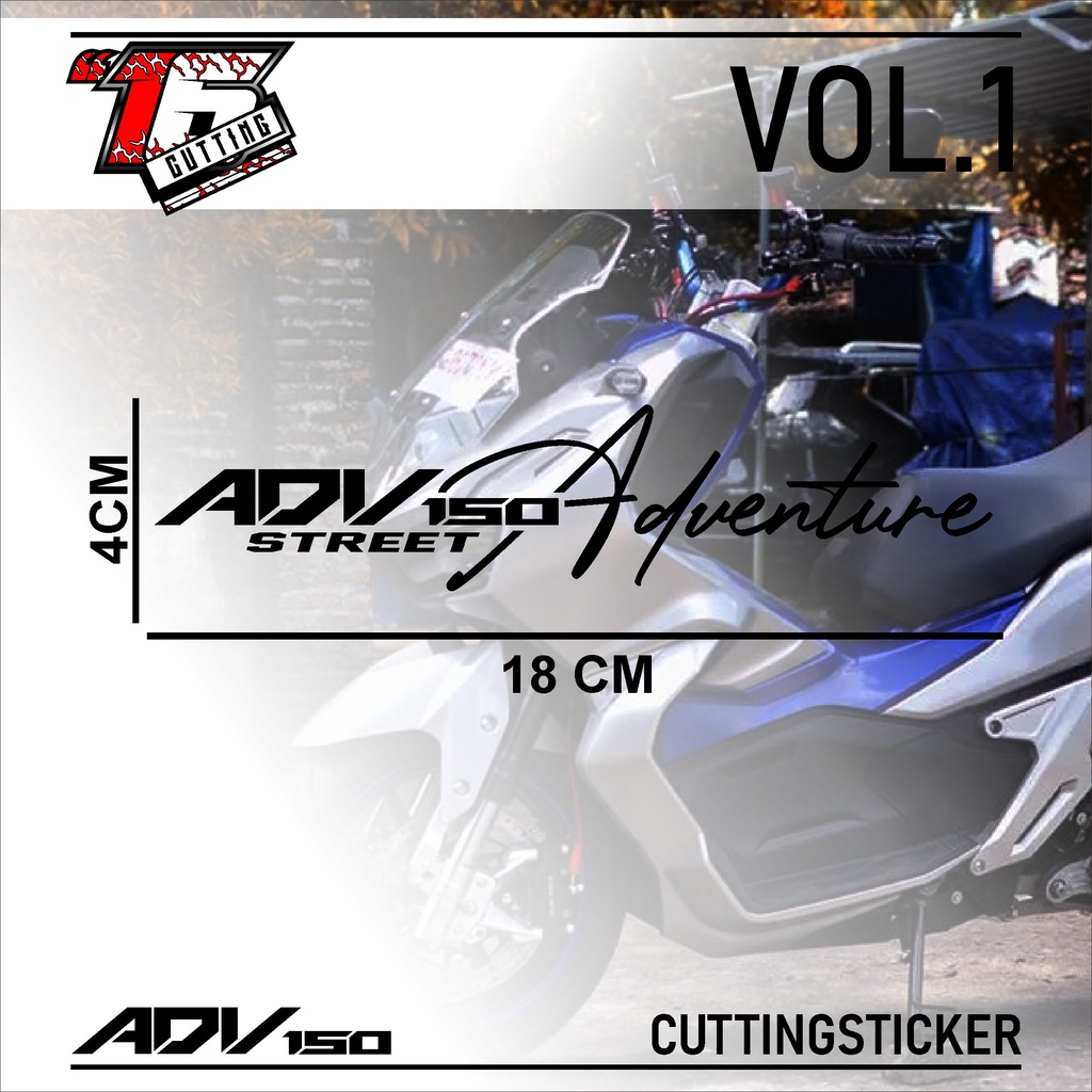 Cutting Sticker ADV 150 - Honda ADV 150 Motorcycle Variation Trim ...