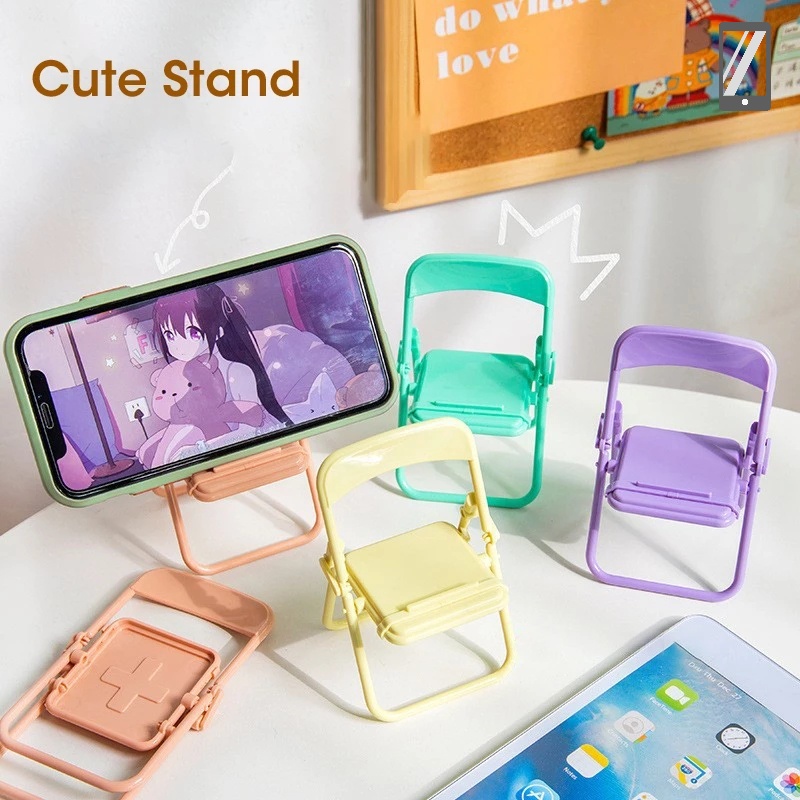 Portable Mini Mobile Phone Stand Desktop Chair Stand / 4 Color ...