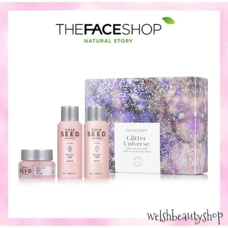 🔥THE FACE SHOP🔥 Chia Seed Travel Kit 3items | Shopee Malaysia