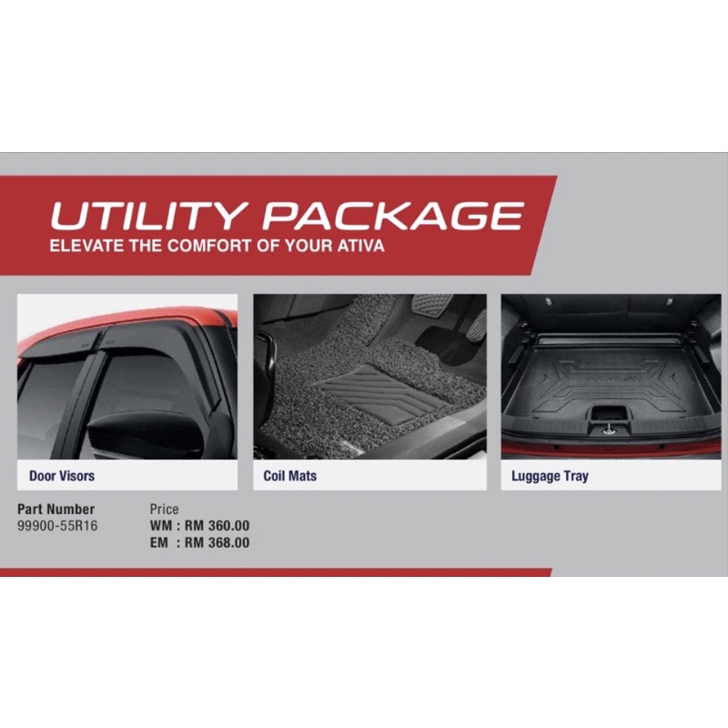 Perodua ATIVA GEAR UP | Shopee Malaysia
