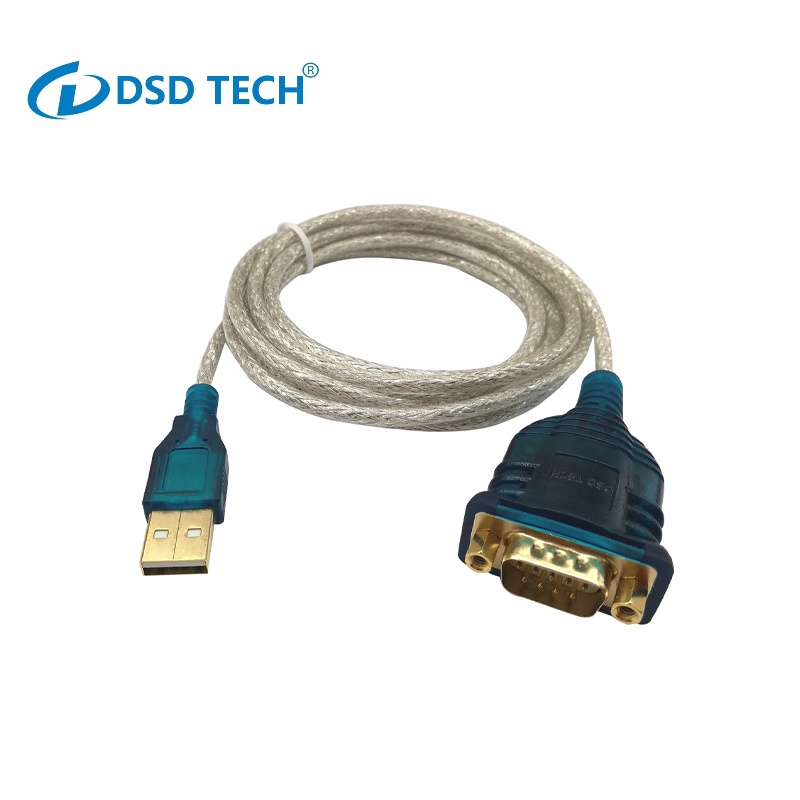 DSD TECH SH-RS232D USB to Serial RS232 Cable with DB9 Male Port Built ...