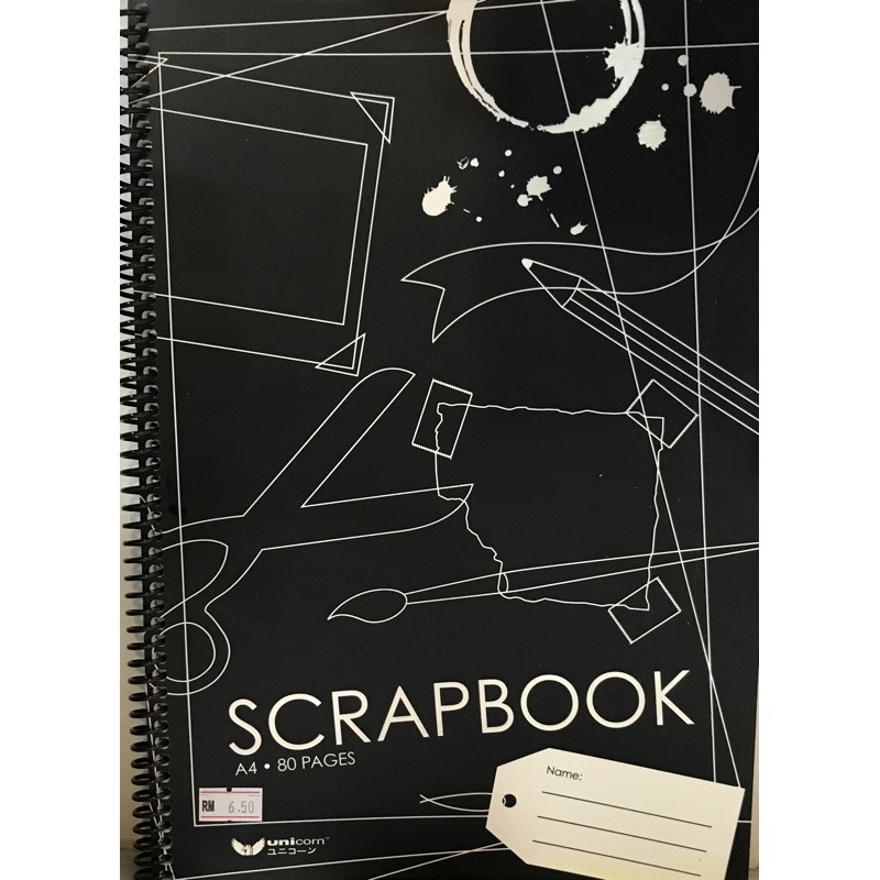 Scrap Book A4 Sizes - (80 pages ) | Shopee Malaysia