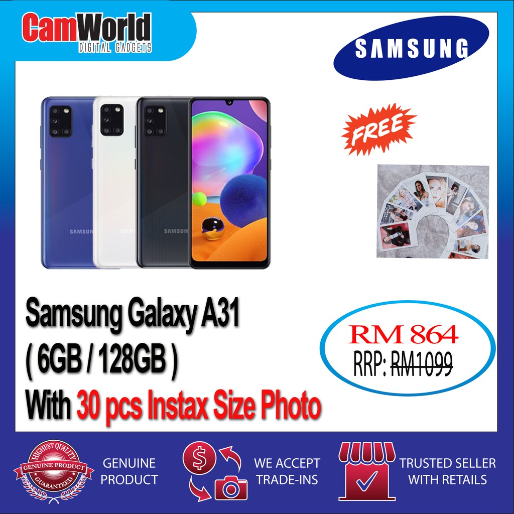 Samsung Galaxy A31 (SM-A315 )(6GB/128GB) | Shopee Malaysia