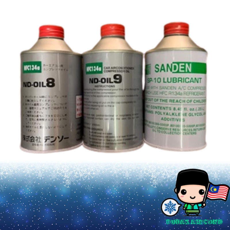 RM9.99 OIL ND8 *100% ORIGINAL* R134a ND - OIL ND8 / ND9 250CC r134 ...