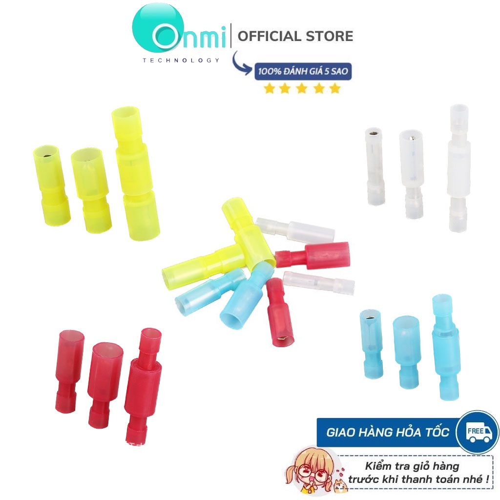 Male and female electrical wire connector with plastic-coated pin, safe ...