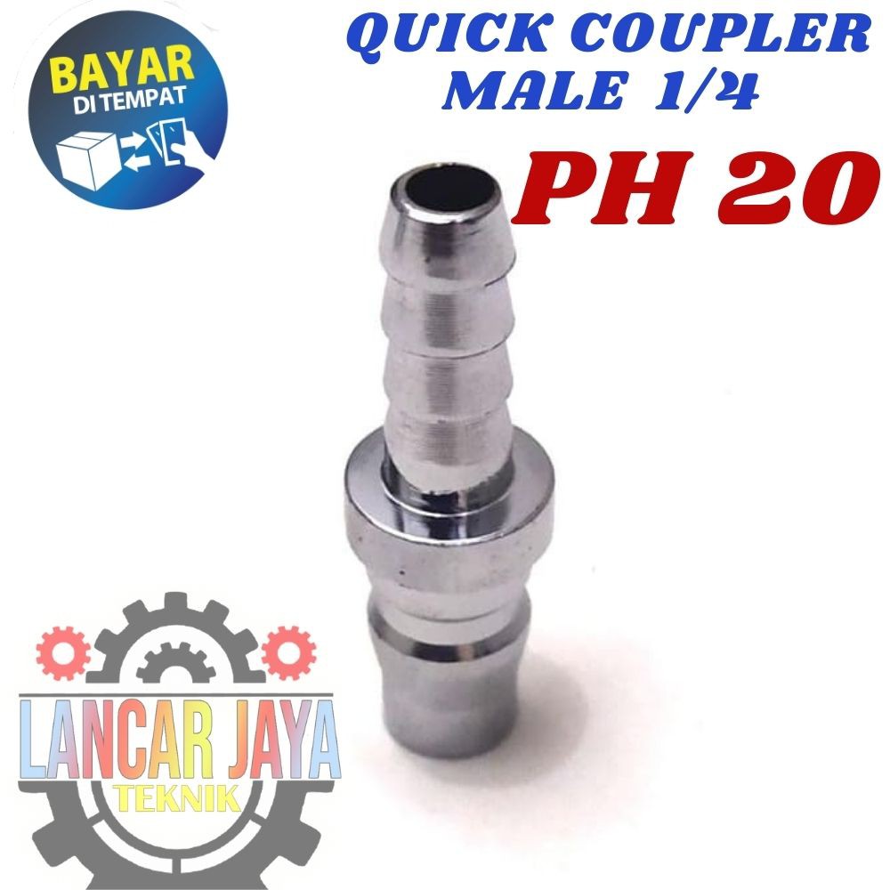 Compressor Hose Connection Quick Coupler Male 1/4 PH20 PF20 PM20 Compressor Connector Connector ...