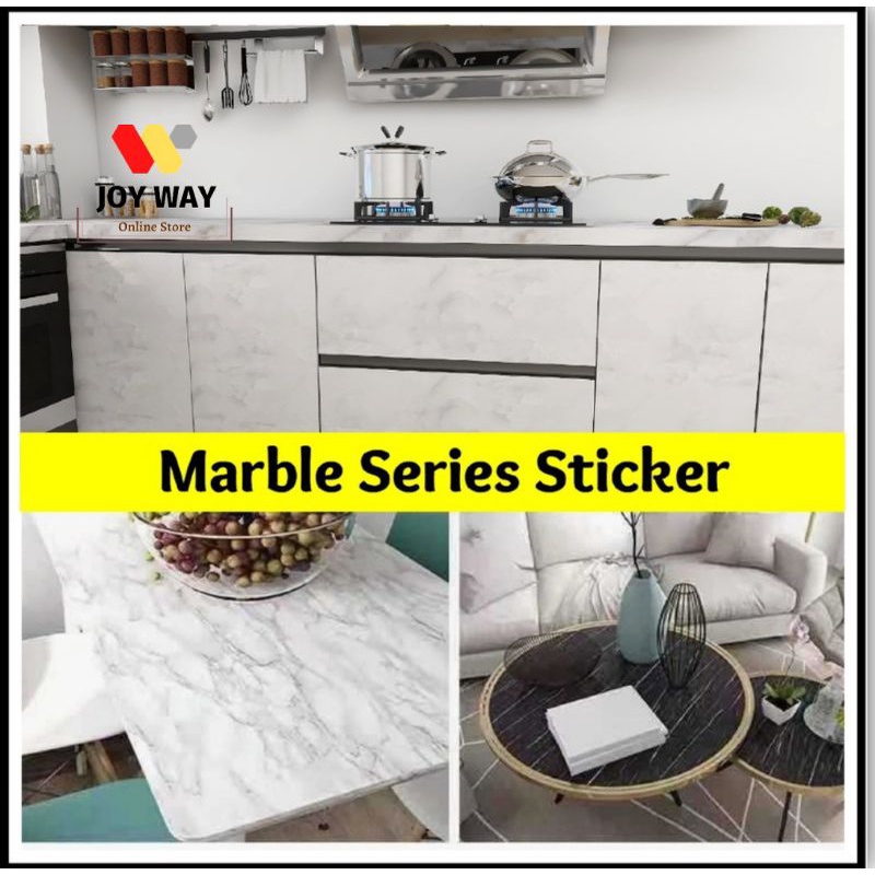 Wallpaper Furniture Cabinet Sticker Kitchen Waterproof Refurbish ...