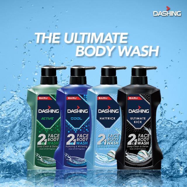 Dashing Ultimate Kick (2 in 1 Face Body Wash) | Shopee Malaysia