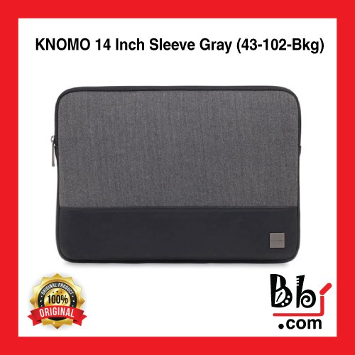 Knomo 14 Inch Sleeve Gray (43-102-Bkg) | Shopee Malaysia