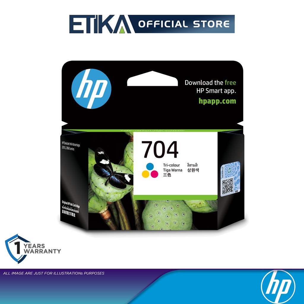 HP 704 Tri-color Original Ink Advantage Cartridge (CN693AA) | Shopee ...