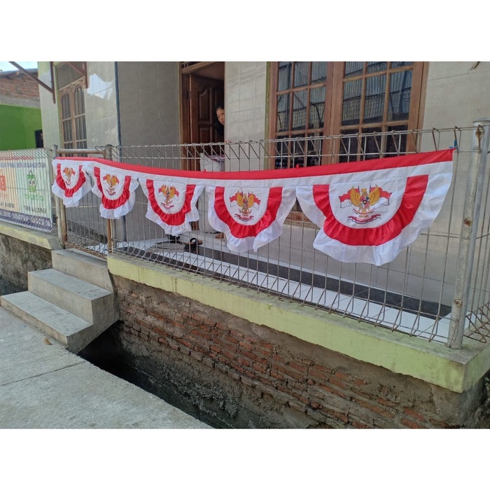Umbulation Flags Of garuda Screen Printing resplang 4 Meters Red And ...