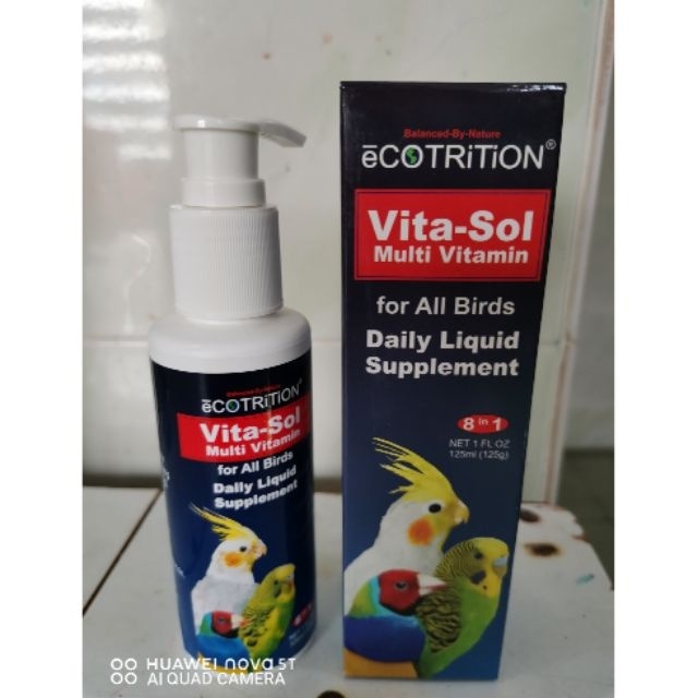 Vita Sol Daily Multivitamin Supplement 125ml For Birds | Shopee Malaysia