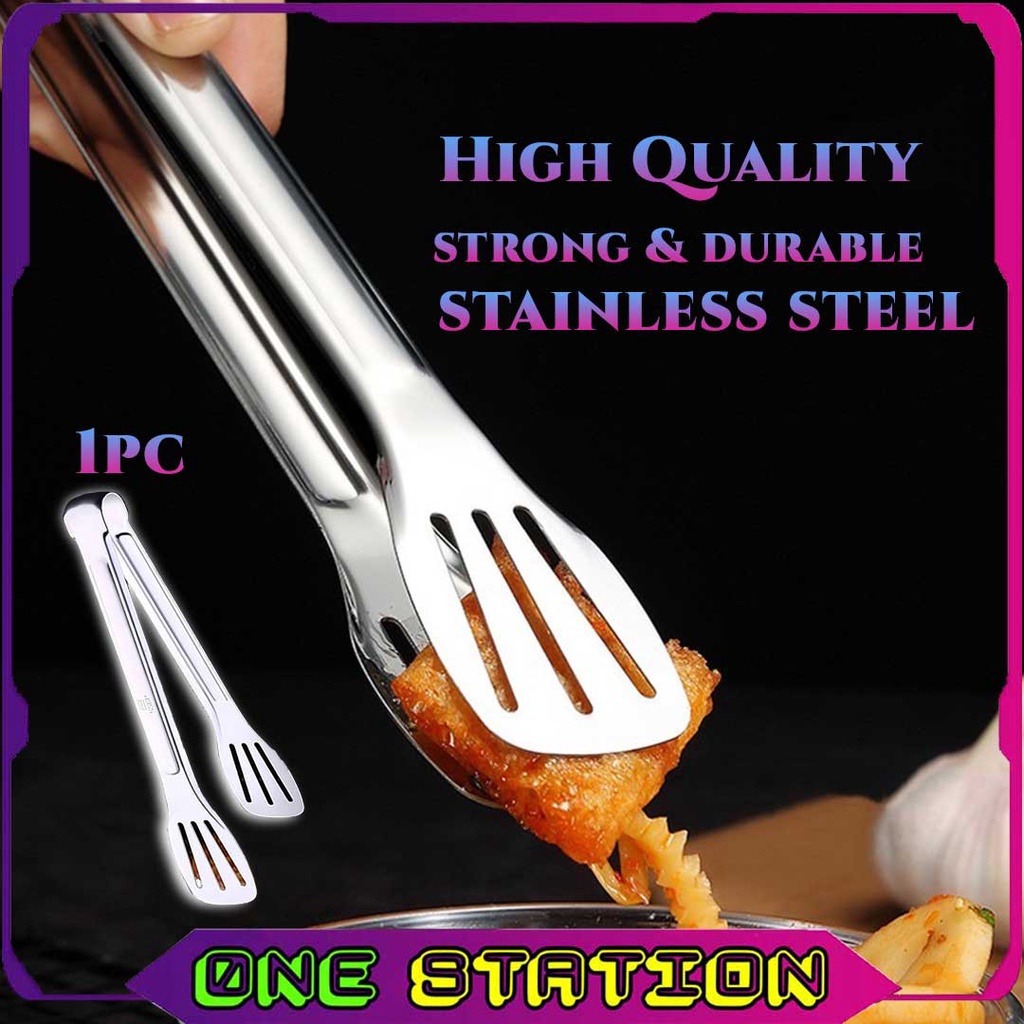 Stainless Steel Food Clip Kitchen Tongs Anti-Scalding Anti-Heat Buffet ...