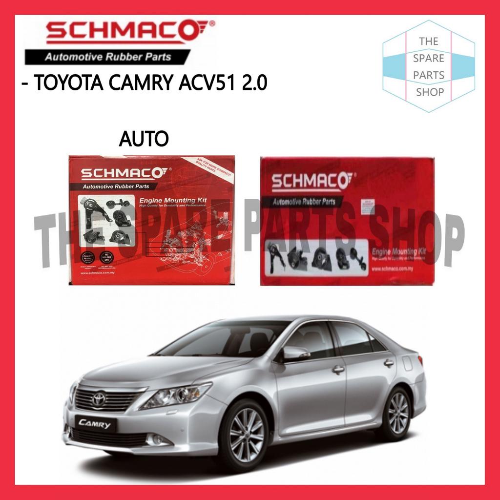 TOYOTA CAMRY ACV51 2.0 AUTO SCHMACO ENGINE MOUNTING SET (4PCS IN 1 SET) - 1 YEAR WARRANTY ...