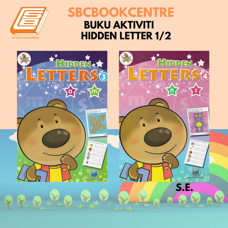 [SBCB] Buku Prasekolah Hidden Letters | Shopee Malaysia