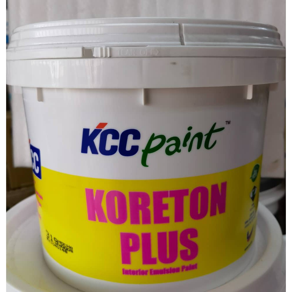 7LTR KCC KORETON PLUS CAT DALAM / CAT KAPUR / CAT DINDING / CAT RUMAH ...