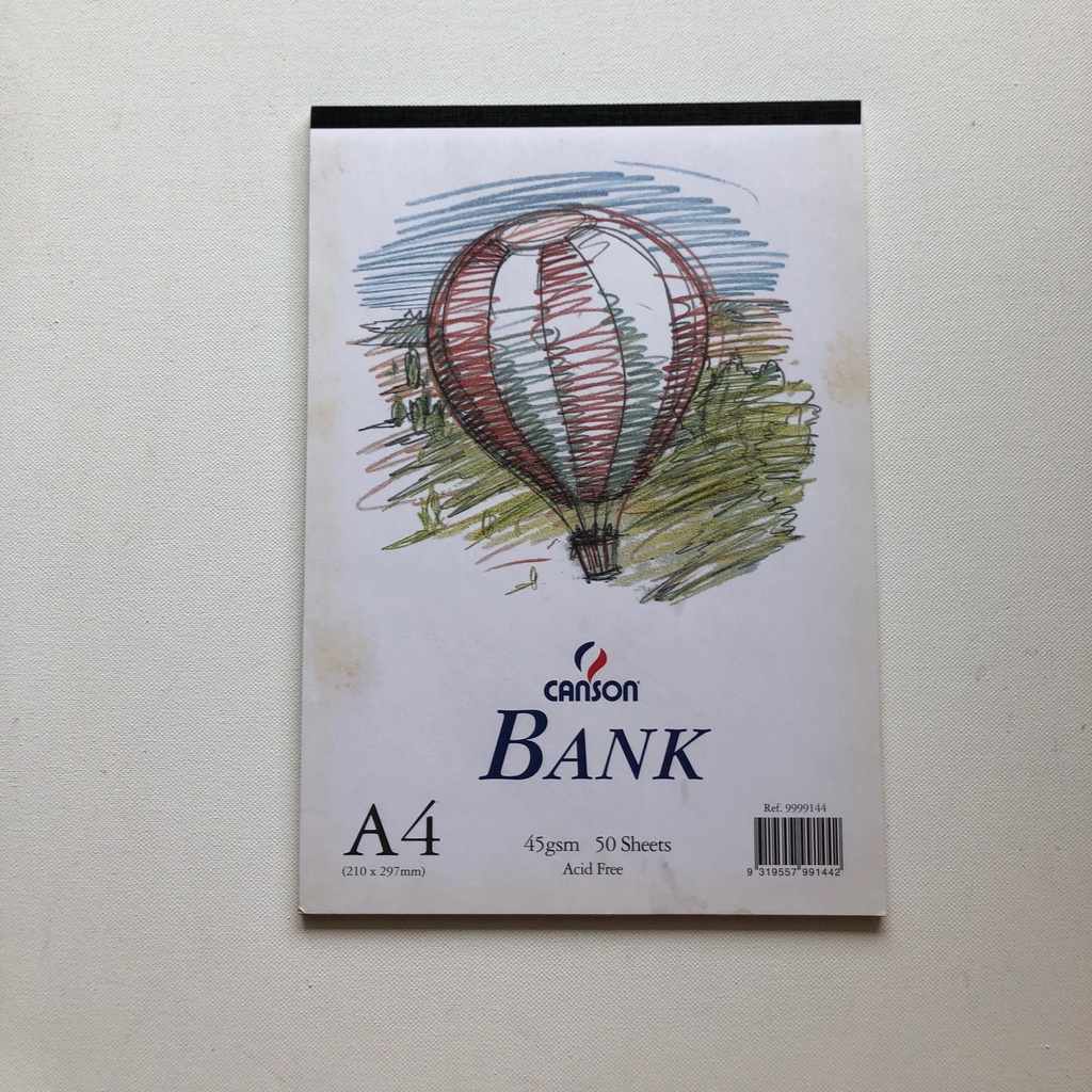 Canson A4 Bank paper pad 45gsm 50sheets Acid Free( converted in ...