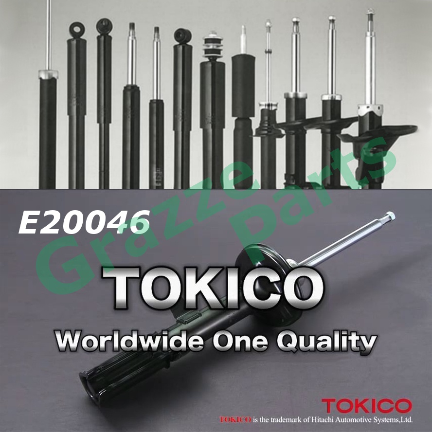 (2 pcs) TOKICO Shock Absorber (Gas) Rear E20046 for Honda Jazz GE 2010 ...