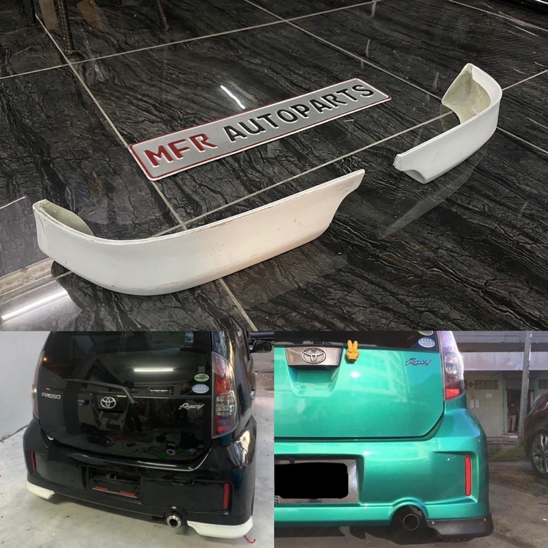 (NEW) FRP REAR LIPS PASSO RACY MODELLISTA | Shopee Malaysia