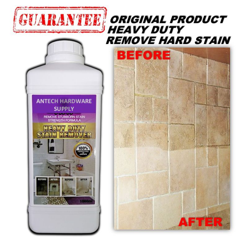 Heavy Duty Stain Remover (1000ml) Mosaic Toilet Bathroom Cleaner ...