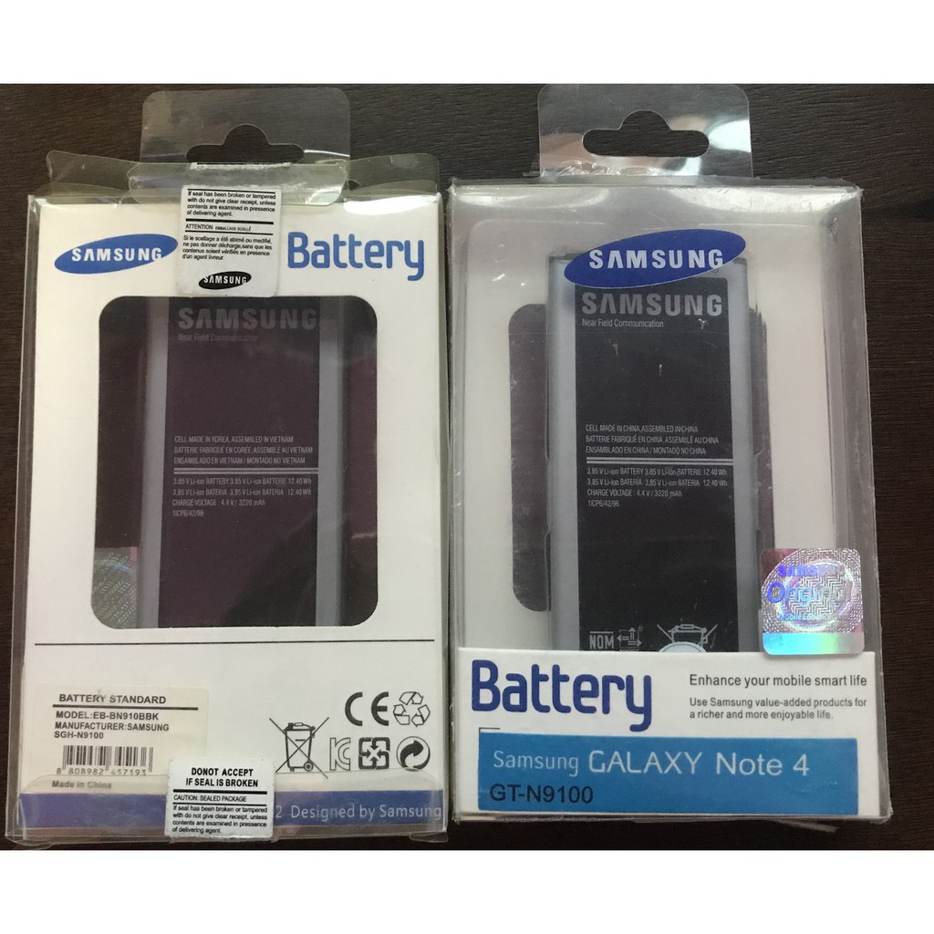 Samsung Galaxy Note 4 (GT-N910) -100% Original Battery | Shopee Malaysia