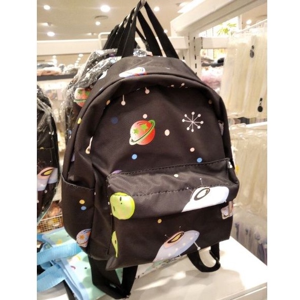 Kid's Backpack Kaison Black ( Spaceship and Planets) | Shopee Malaysia