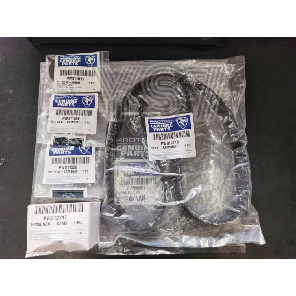 PROTON SAGA BLM, EXORA, PREVE CAMSHAFT TIMING BELT PW812718 (5 PCS SET ...