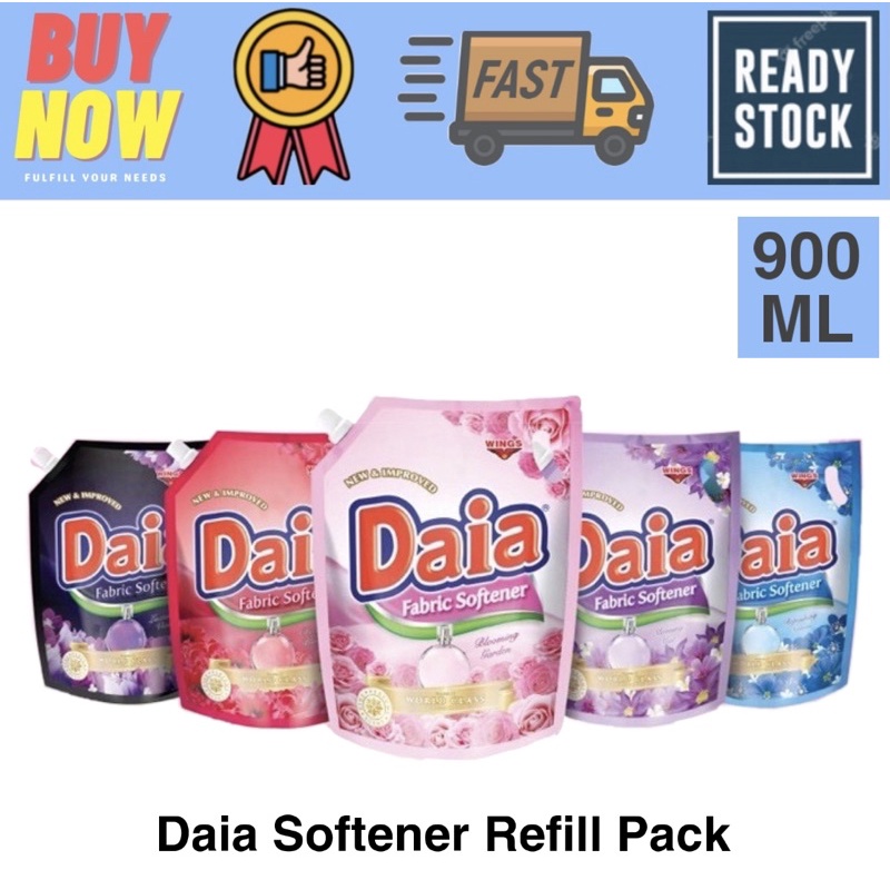 Daia Softener Refill Pack (900ml) | Shopee Malaysia