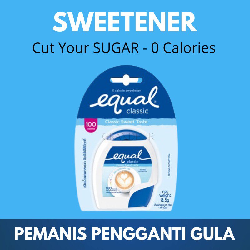 Equal Classic Sweer Taste Diabetes Diabetic Sugar Replacement Diabetis ...
