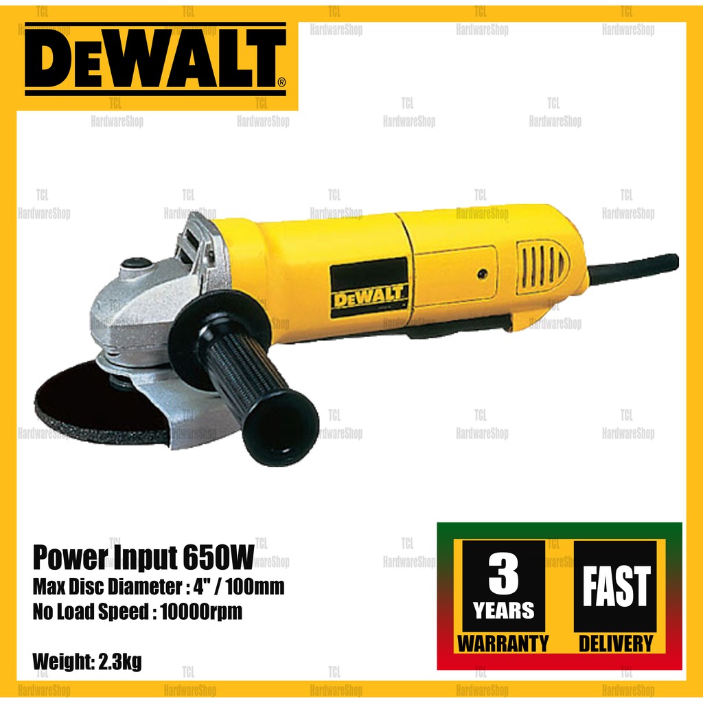 Dewalt 4'' (100mm) Small Angle Grinder Switch Model : DW- DW806-B1 ...
