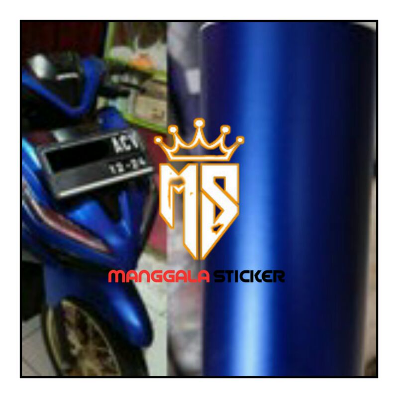 Metallic DOFF STICKER/Metallic Blue DOFF STICKER For Motorcycle And Car ...