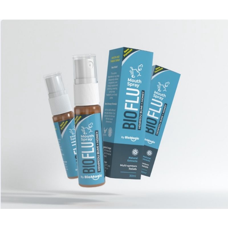 BIOFLU MOUTH SPRAY (Rawatan kesan awal covid) | Shopee Malaysia
