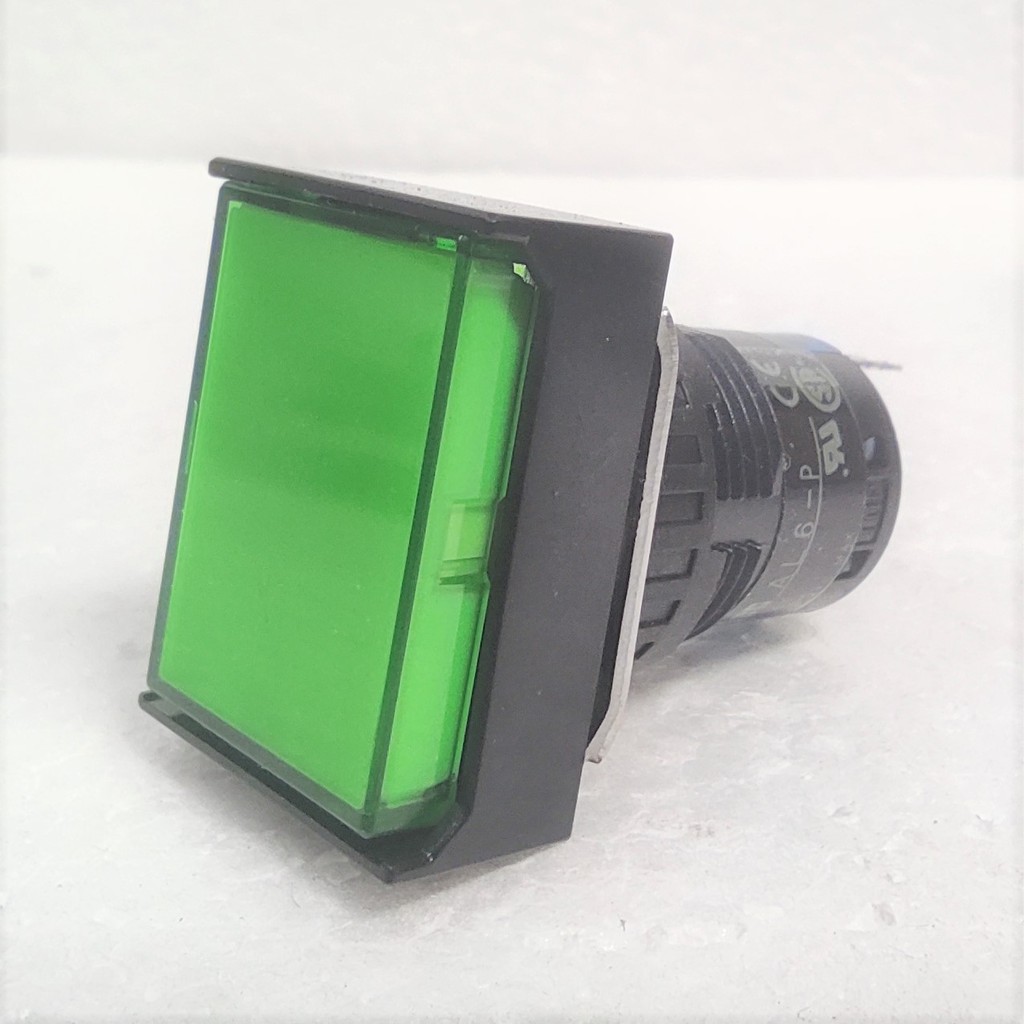 IDEC 16mm Rectangular Pilot Light Dirrect type: 24VDC, GREEN / YELLOW | Shopee Malaysia