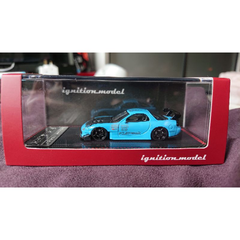 Ignition Model 1/64 Mazda RX-7 FD3S RE Amemiya RX7 light blue baby blue ...